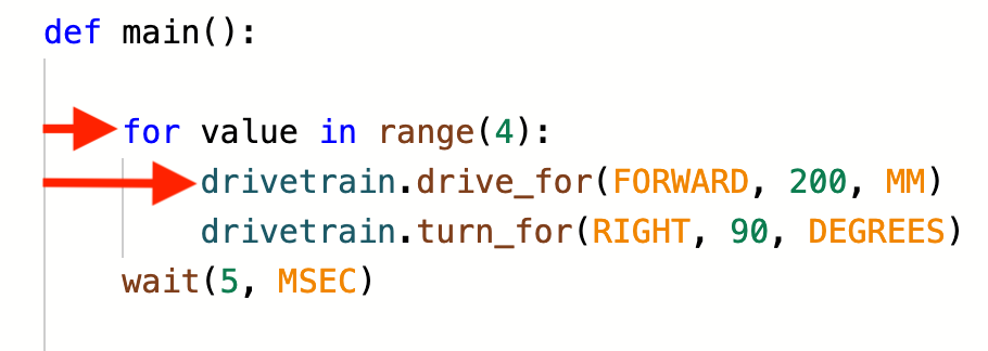 Vex Cs Unit 1 Introduction And Fundamentals Lesson 3 Code Colorization In Vexcode Vr Python